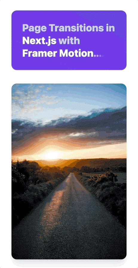 Advanced Page Transitions With Nextjs And Framer Motion Logrocket Blog