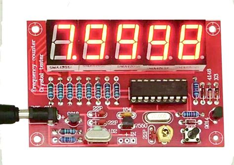 Frequency Counter 1hz 50mhz Digital Led Crystal Oscillator Meter Teste Sm Components