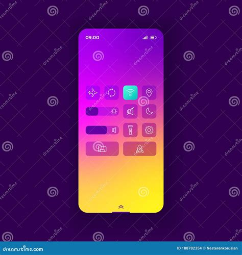 Smartphone Interface Vector Template Stock Vector Illustration Of Design Layout 188782354