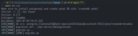 postgres connection string with special character · issue 261 · bentoml yatai · github