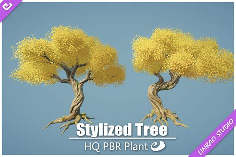 Stylized Tree Hq 3d Trees Unity Asset Store