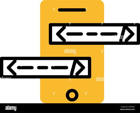 Mobile Coding Illustration Vector On A White Background Stock Vector