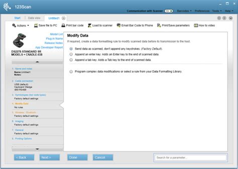 How To Configure A Suffix Only For The Datamatrix Symbology On A Ds2278 Barcode Reader
