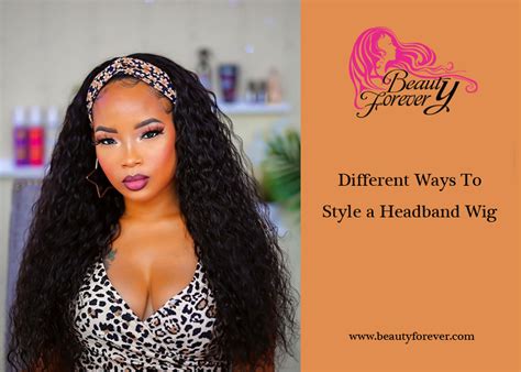 Different Ways To Style A Headband Wig