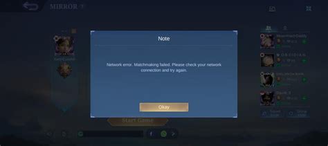 unable to find a match because this network error issue keeps coming up