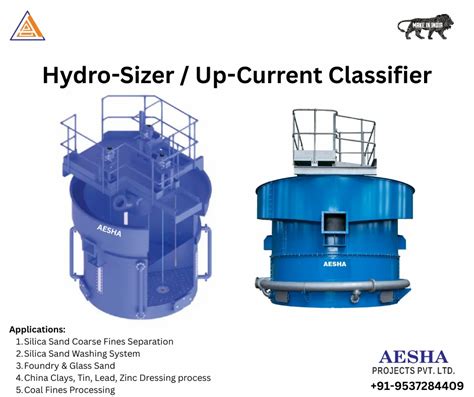 Carbon Steel Hydro Sizer Up Current Classifier Automation Grade