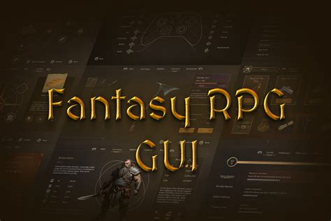 Fantasy Rpg Gui 2d Gui Unity Asset Store
