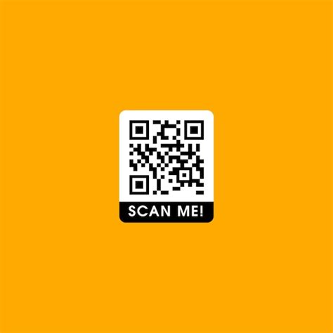 Vector Plantilla De Código Qr Escanéame Código Qr Vector Premium