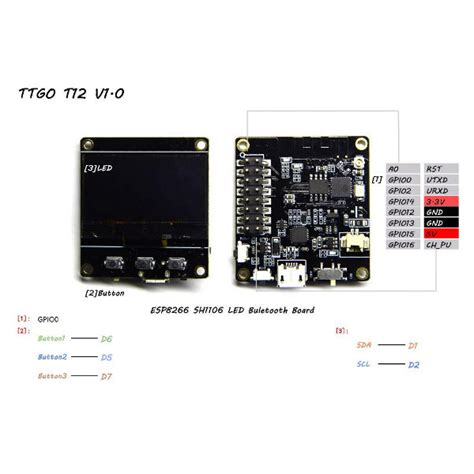 WL TTGO TO TTGO TO ESP INCH OLED WEATHER STATION MODULE WITH ANTENNA