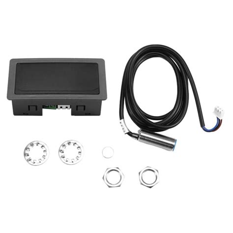 4 Digital Led Display Tachometer Rpm Speed Meter High Precision Tachometer With Hall Proximity