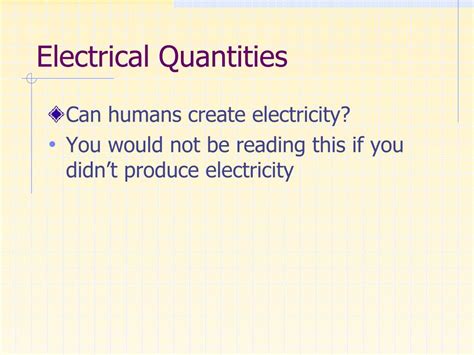 Ppt Electrical Quantities Powerpoint Presentation Free Download Id