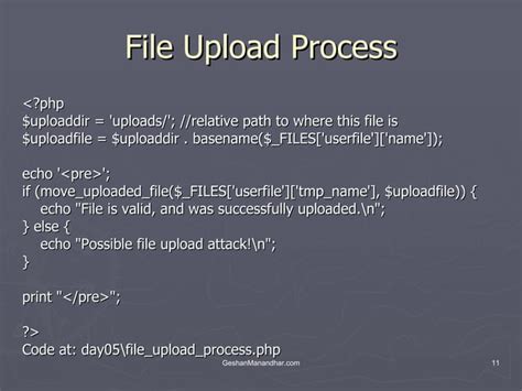 05 File Handling Upload Mysql Ppt Databases Computer Software And Applications
