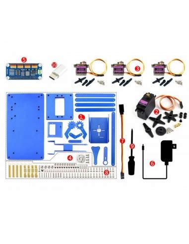 Dof Metal Robot Arm Kit For Raspberry Pi Bluetooth Wifi Robotique