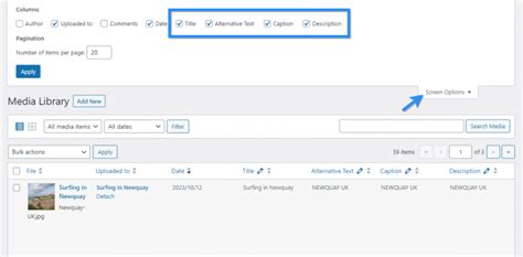 List And Bulk Edit Image Attributes In The Media Library Image