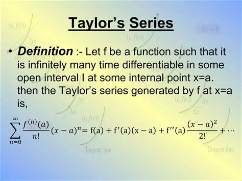 Taylors And Maclaurins Series Simple Pptx