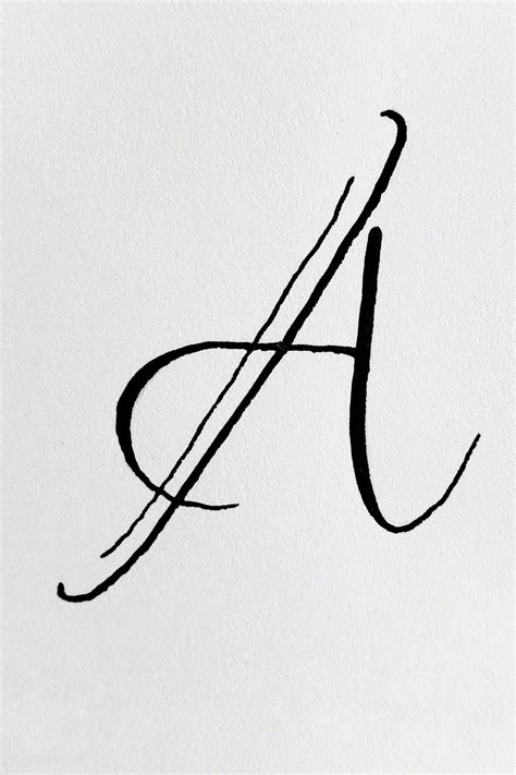 Calligraphy Letter A