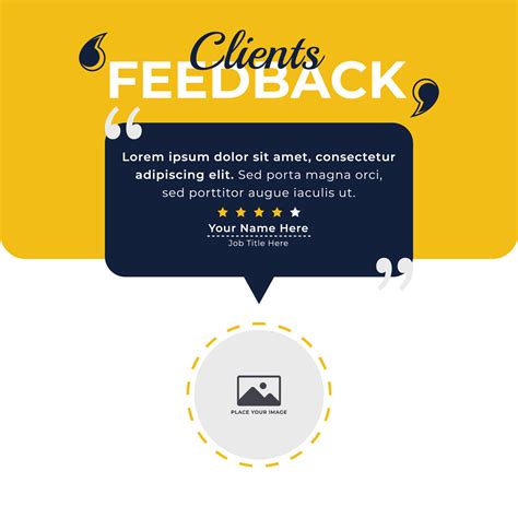Client Or Customer Review Testimonial Social Media Post Customer Or