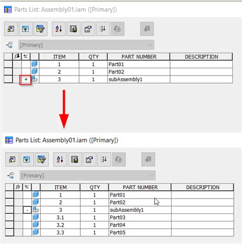 如何在 Inventor 工程图中计算子部件的零部件