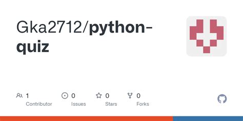 Github Gka2712python Quiz