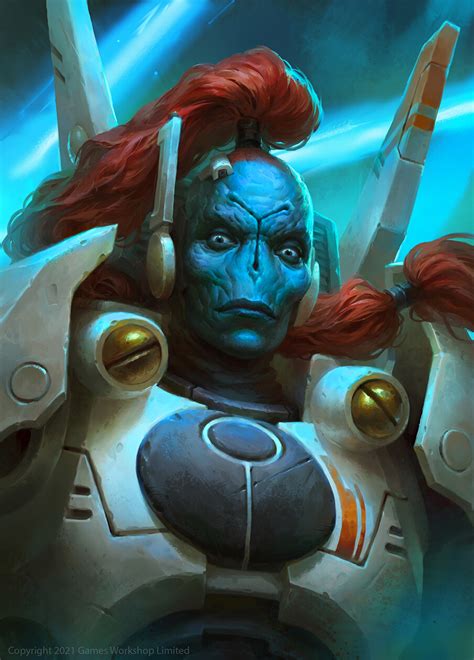 Commander Shadowsun Tau Empire Tau Тау Veronika Kozlova