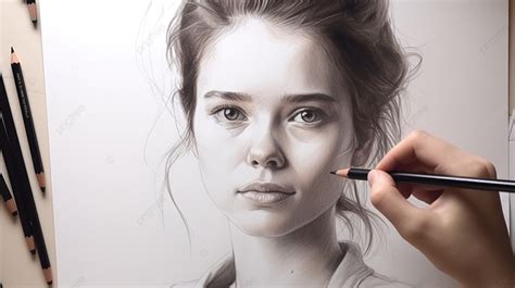 소녀의 초상화를 그리는 방법 인간의 그림 그리기 배경 일러스트 및 사진 무료 다운로드 Pngtree