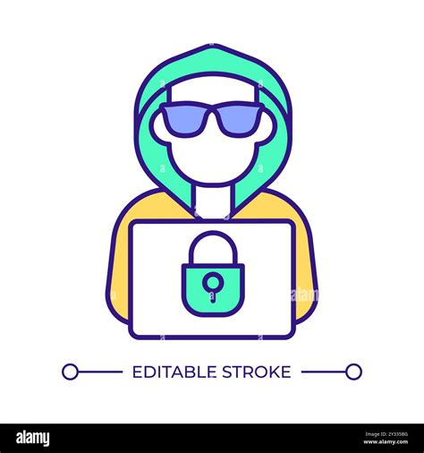 Ethical Hacking Rgb Color Icon Stock Vector Image And Art Alamy