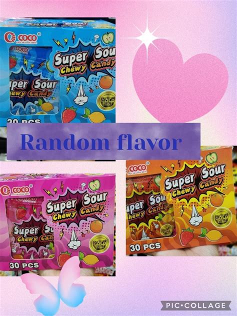 Coco Super Sour Chewy Candy Sold Per Box Food And Drinks Packaged And Instant Food On Carousell