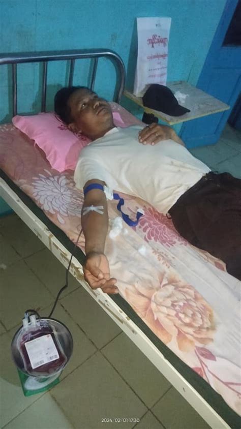 1 2 2024 အနှိုင်းမဲ့ မေတ္တာ သွေးနှင့်အောက်စီဂျင် အခမဲ့ကူညီမှုအသင်းမှ သထုံခရိုင်ပြည်သူ့ ဆေးရုံက