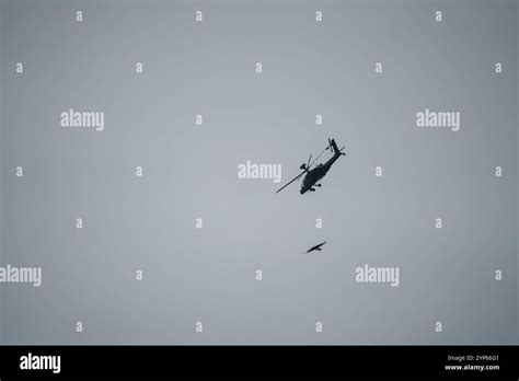 British Army Boeing Apache Attack Helicopter Ah2 Ah64e Ah 64e Army Air Corps In High Angle