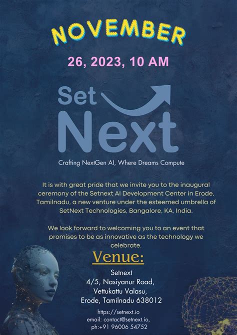 Ai Innovation Techdevelopment Tamilnadu Cloudcomputing Datascience Newbeginnings Setnext