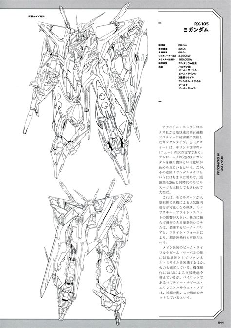 一曰Acg机动战士高达 闪光的哈撒维 剧场版 设定集 RX 105 Ξ高达 日文原版 哔哩哔哩
