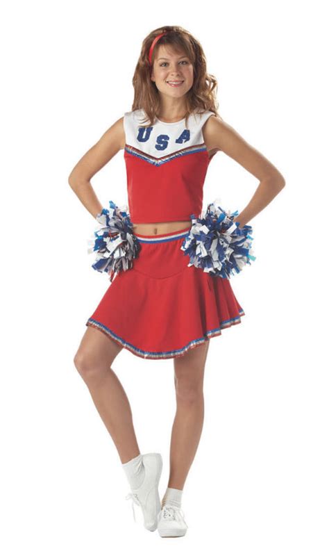 Patriotic Cheerleader Costume Nz Based 4th July Costumes