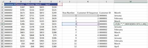 How To Unpivot Data In Excel Using Formulas Intellectual Rabbit Hole