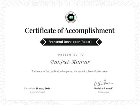 Ranjeet Kumar On Linkedin Reactdeveloper Certification