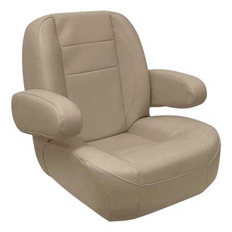 Wise 3127 Mid Back Pontoon Helm W Flip Up Arm Rests Mocha Java