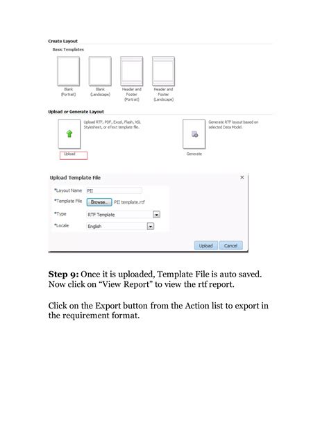 How To Create Oracle Fusion Bi Publisher Report Using Rtf Template Docx
