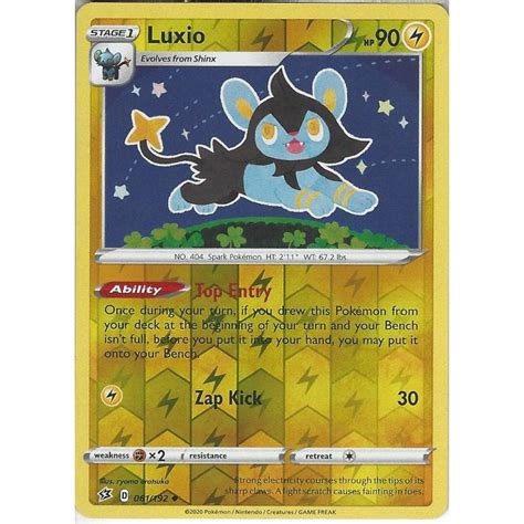 Shiny Luxio Pokemon Card