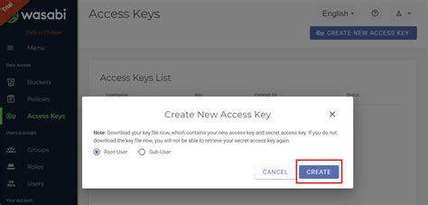 Remote Backups Create And Set Your Wasabi Api Credentials Gridpane