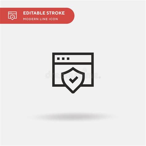 Web Security Simple Vector Icon Illustration Symbol Design Template For Web Mobile Ui Element