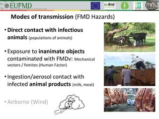 Fmd Transmission Uganda Training Course PPTX
