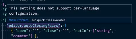 Allow Language Specific Settings To Be Modified In Settingsjson · Issue 153209 · Microsoft
