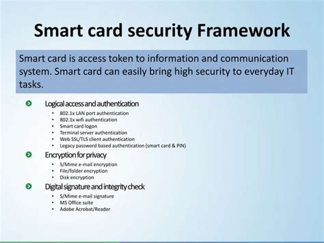 Smart Card And Strong Cryptography For Instant Security Pptx