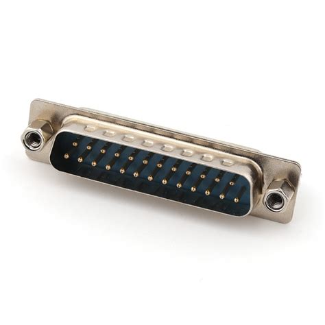 Vertical DB D SUB Male Plug Connector 15Pin With Screw For PCB