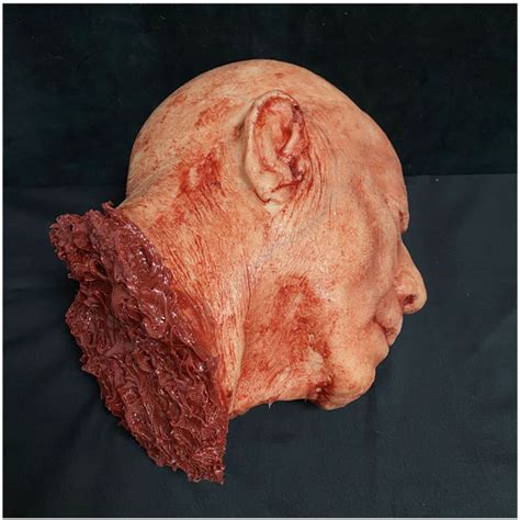 Silicone Severed Head Clarence Freshly Dead Silicone Severed Head Clarence Freshly Dead