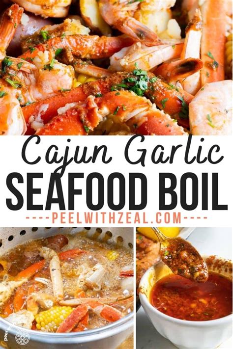 Cajun Seafood Boil With Garlic Butter Sauce Peel With Zeal