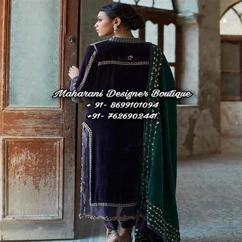 Punjabi Suit Simple Design Maharani Designer Boutique