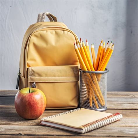 Back To School Concept School Supplies School Theme Beginning Of The