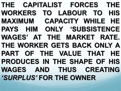 Karl Marx Theory Of Surplus Value Pptx Commodities Economy