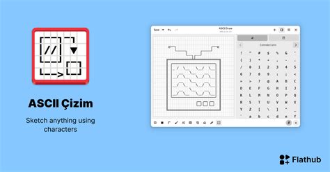 ascii Çizim uygulamasını linux ta kur flathub