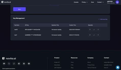 Novita AI开源 LLM 供应商以及GPU推理实例 LobeHub